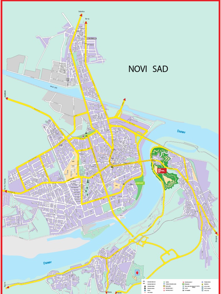 Mapa Novi Sad | PDF