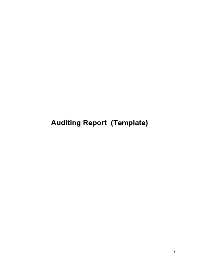 Template of Energy Audit Report | Download Free PDF | Boiler | Gas ...