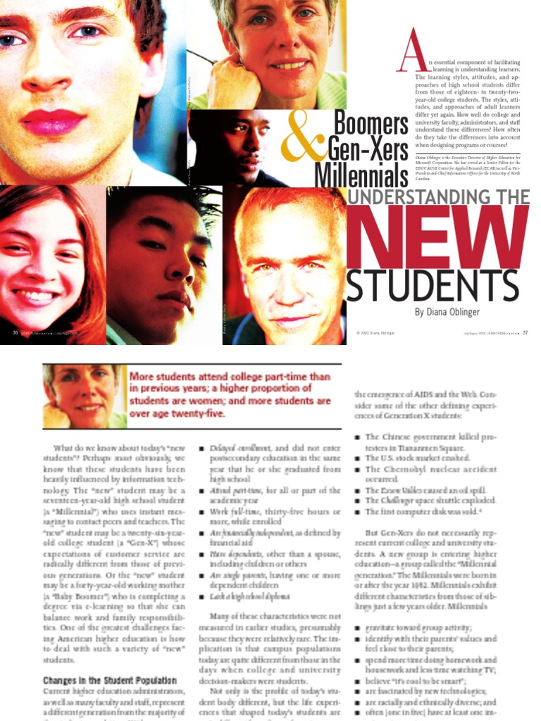 Boomers Gen-Xers Millennials: Understanding The | PDF | Millennials ...