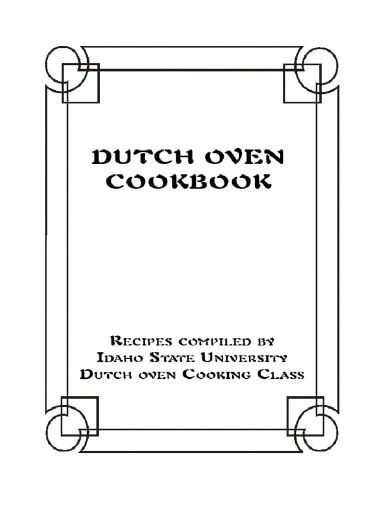 Dutch Owen Cookbook | PDF | Dutch Oven | Cast Iron Cookware