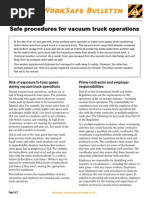 Vacuum Truck Safety Program | PDF | Personal Protective Equipment | Vacuum