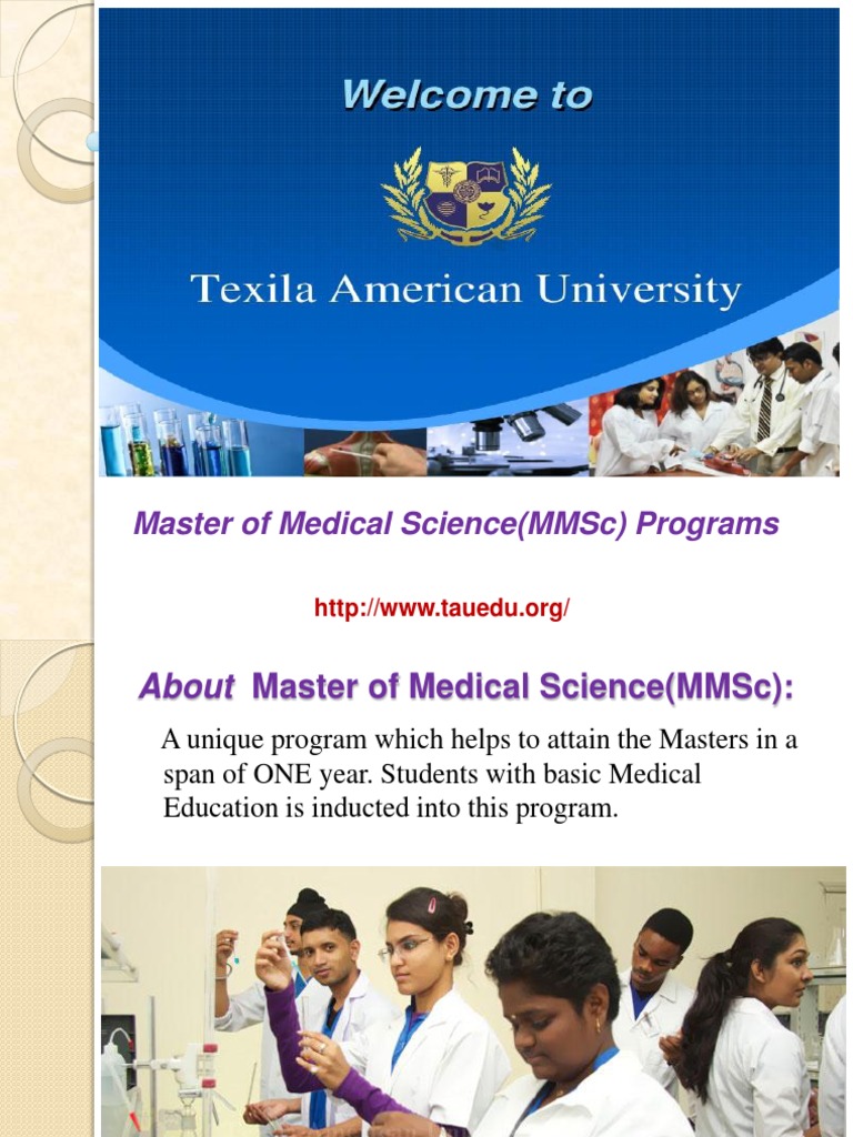 Master in Medical Science (MMSC), PHD in Medical Science, TAU | PDF ...