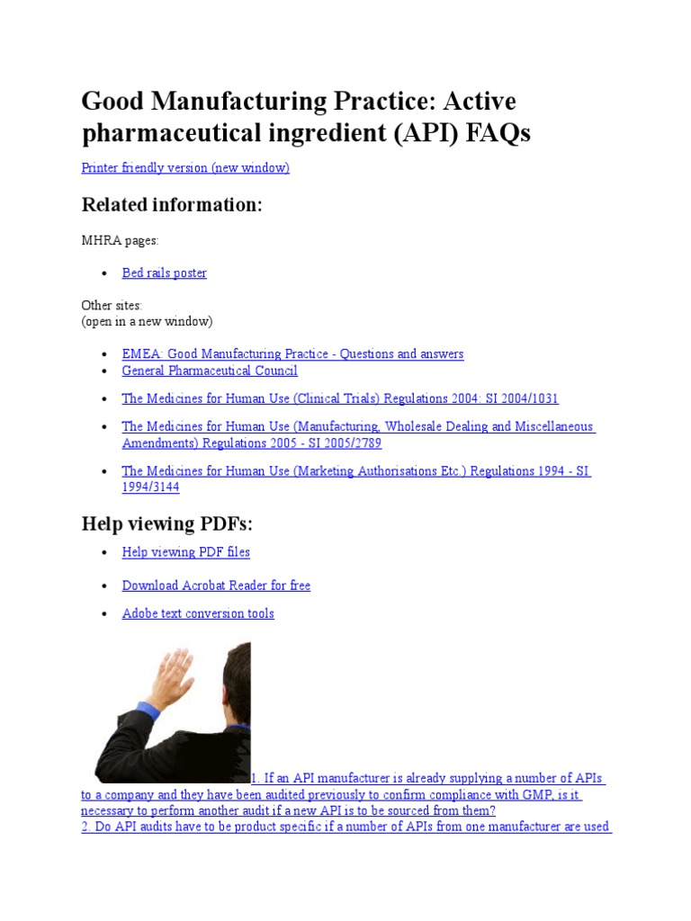 Good Manufacturing Practice | PDF