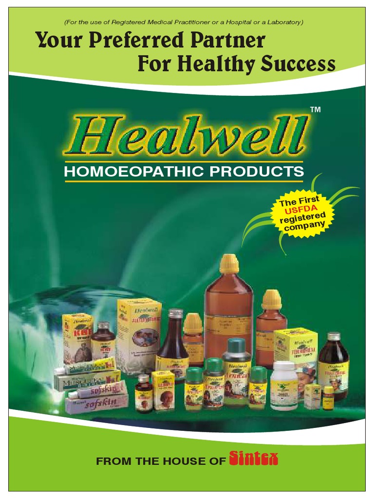Healwell Homoeopathic Medicine Products | PDF | Homeopathy | Wound