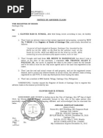 Affidavit Adverse Claim Sample | PDF | Affidavit | Document