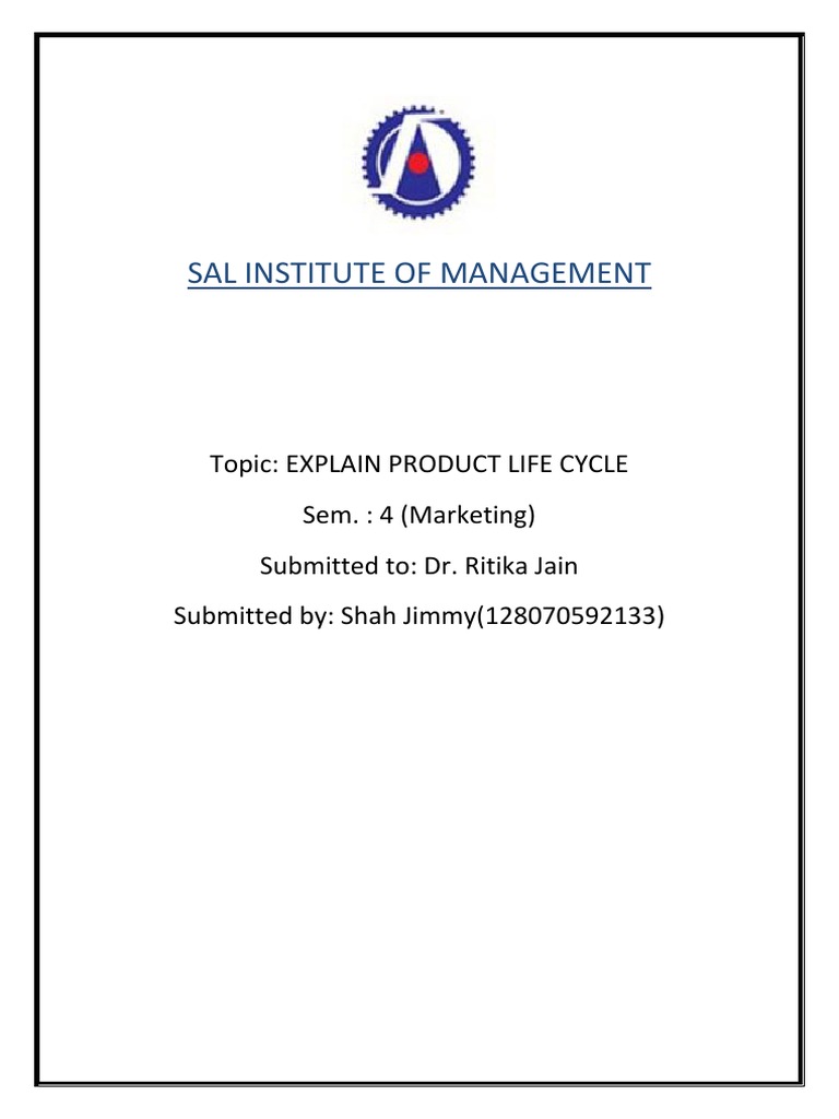 Sal Institute of Management | Download Free PDF | Sales | Marketing