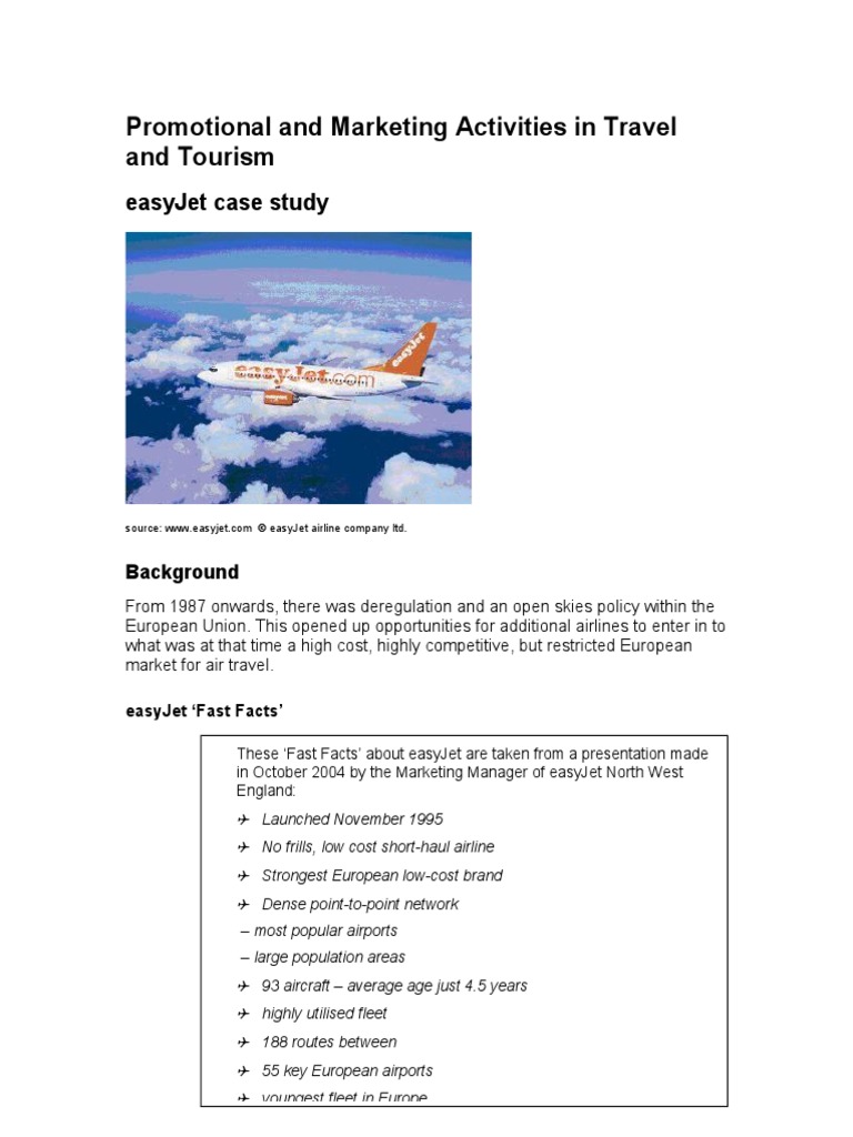 EasyJet Marketing Case Study | PDF | Industries | Aviation
