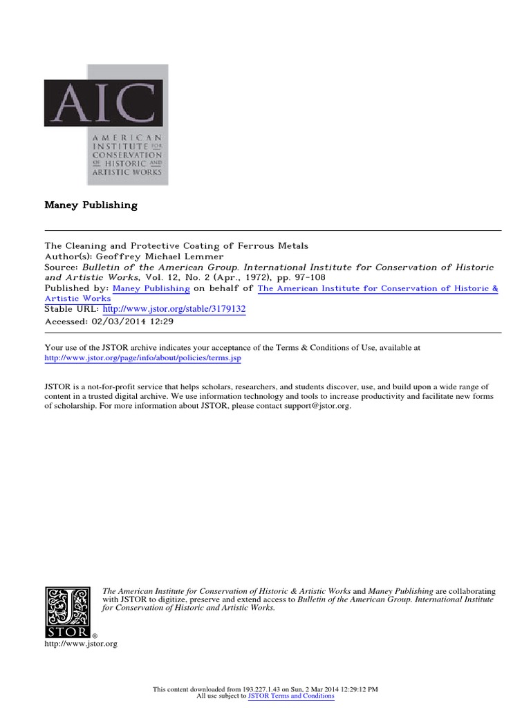 Maney Publishing: Maney Publishing The American Institute For ...