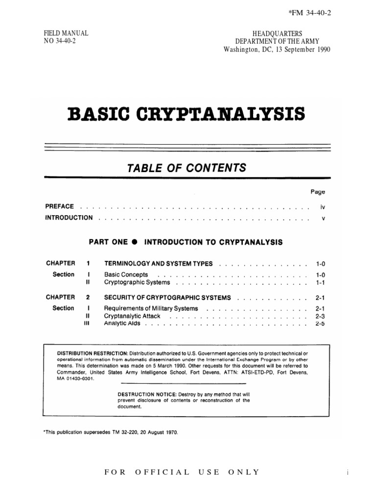 Basic Cryptanalysis | PDF | Cryptography | Cryptanalysis