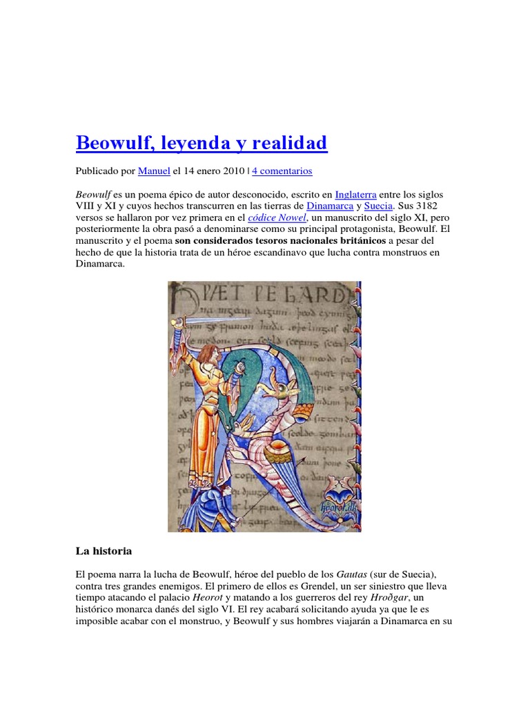 Beowulf | PDF | Beowulf
