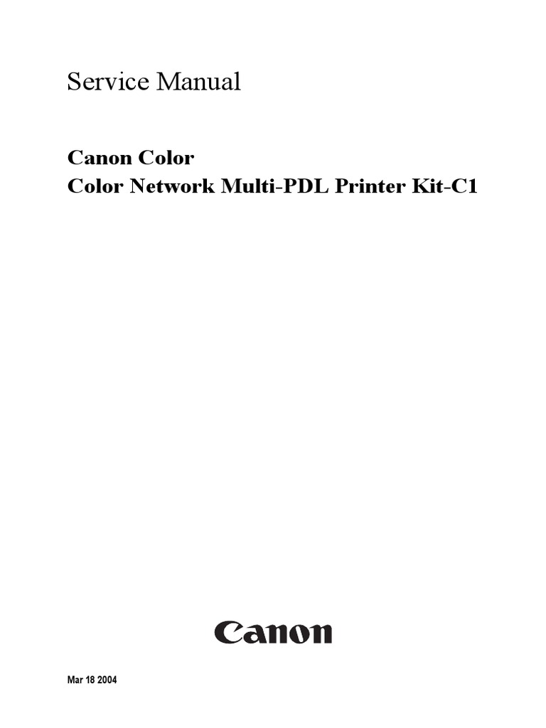Color Network Multi PDL Printer Kit-c1-Sm | PDF | File Transfer ...