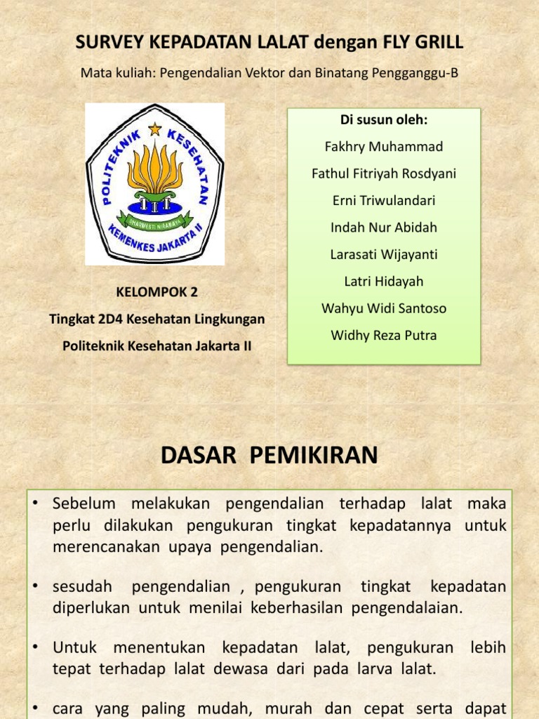 Survey Kepadatan Lalat Dengan Fly Grill | PDF