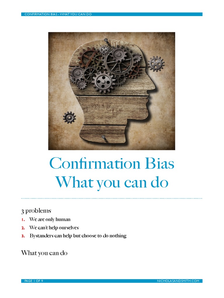 Understanding Confirmation Bias Effects | PDF | Aviation Accidents And ...