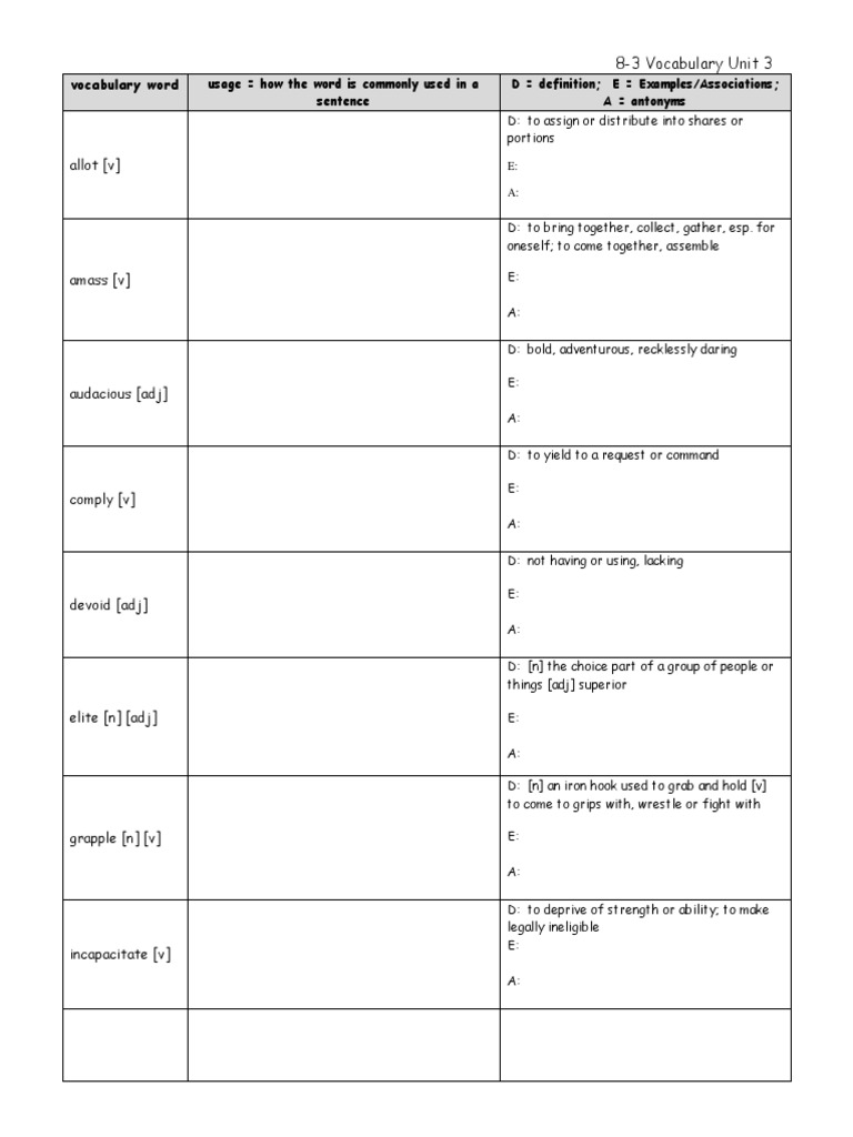 8 3 Intro Sheets | PDF