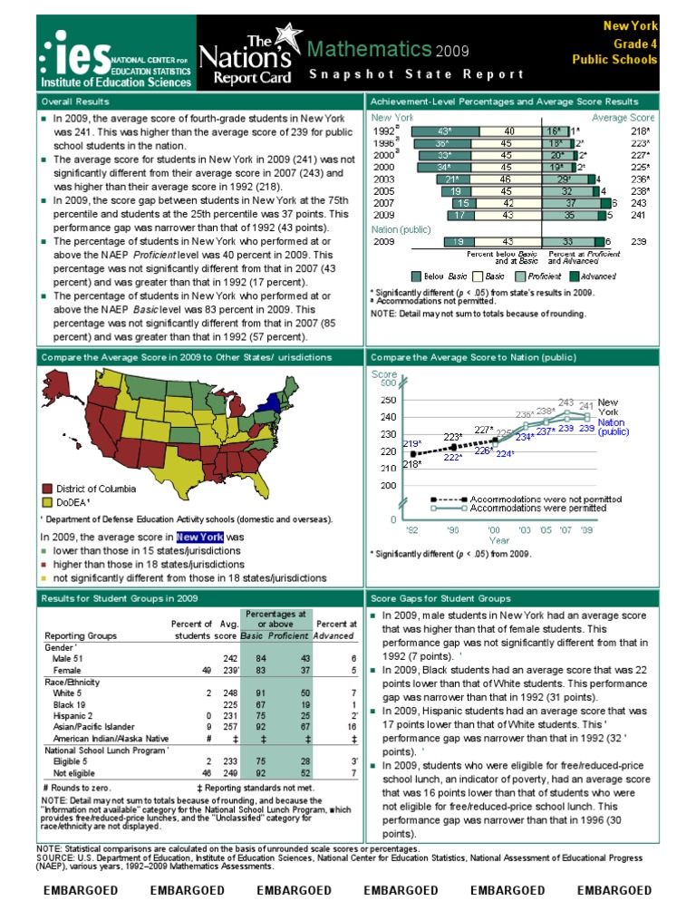 New York Grade 4 | PDF