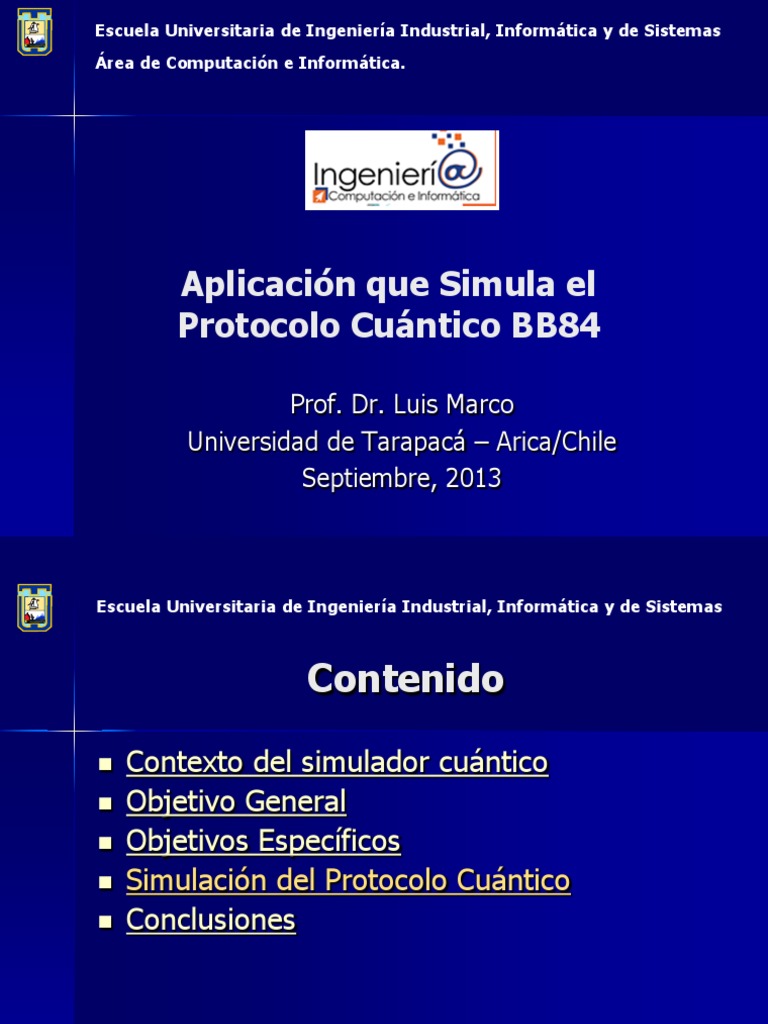 Aplicación Que Simula El Protocolo Cuántico BB84 | PDF | Clave ...