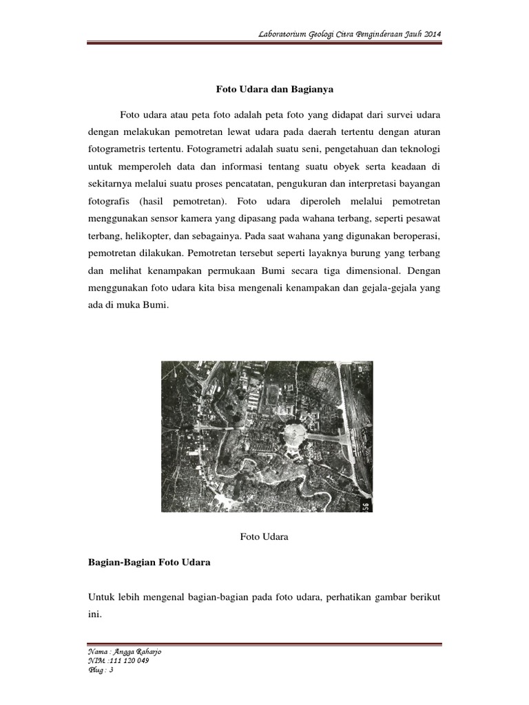 Foto Udara Dan Bagianya | PDF | Komputer | Teknologi & Rekayasa