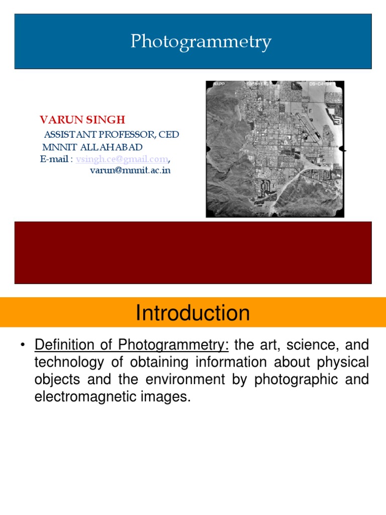 Photogrammetry Lecture | PDF | Stereoscopy | Camera