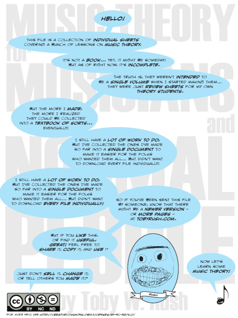 Music Theory For Musicians and Normal People | PDF | Interval (Music ...