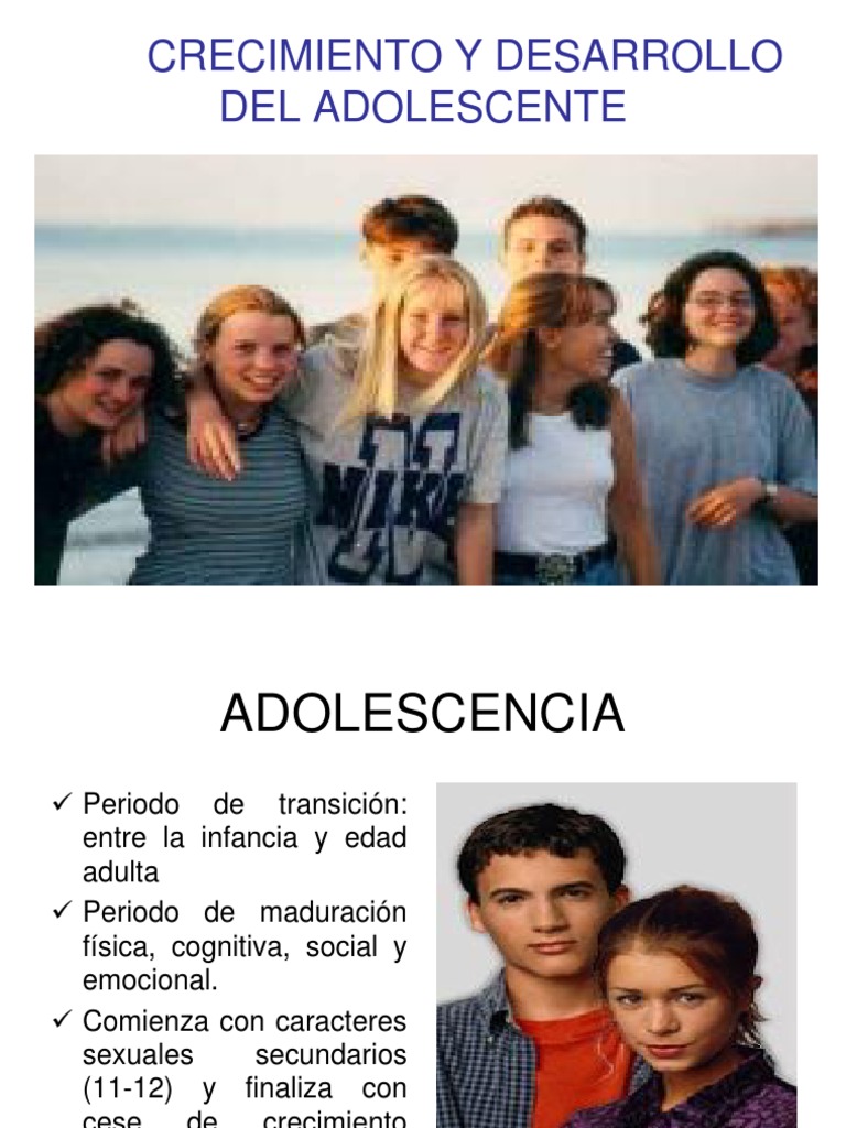 Crecimiento y Desarrollo Del Adolescente UAP Adolescente | PDF | Pubertad | Adolescencia