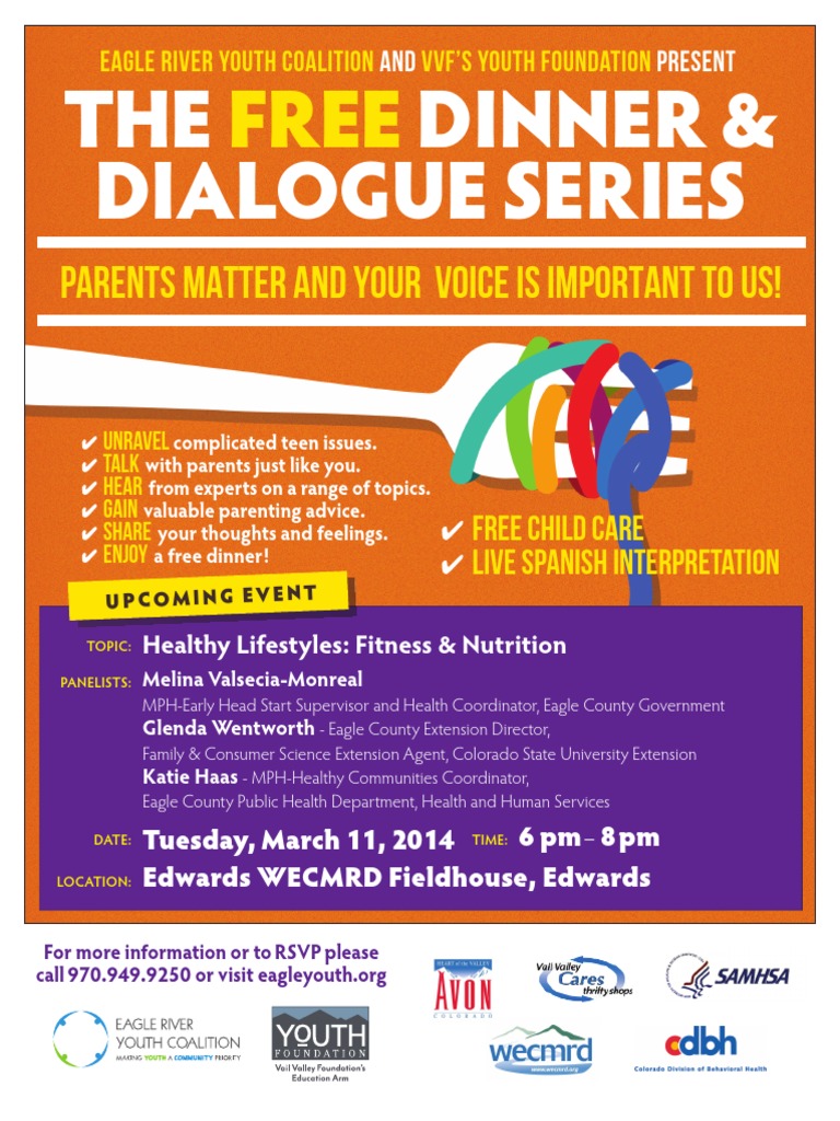 Free Dinner & Dialogue for Parents | PDF | Self-Improvement | Lifestyle