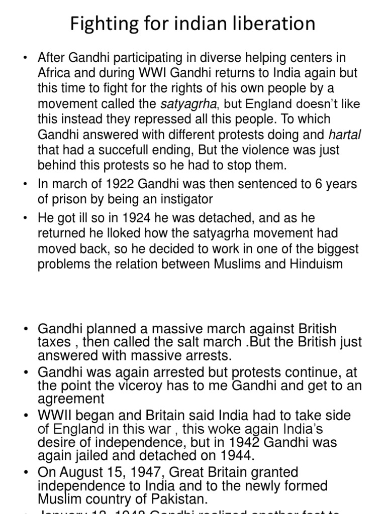 Fighting For Indian Liberation | PDF | Lifestyle