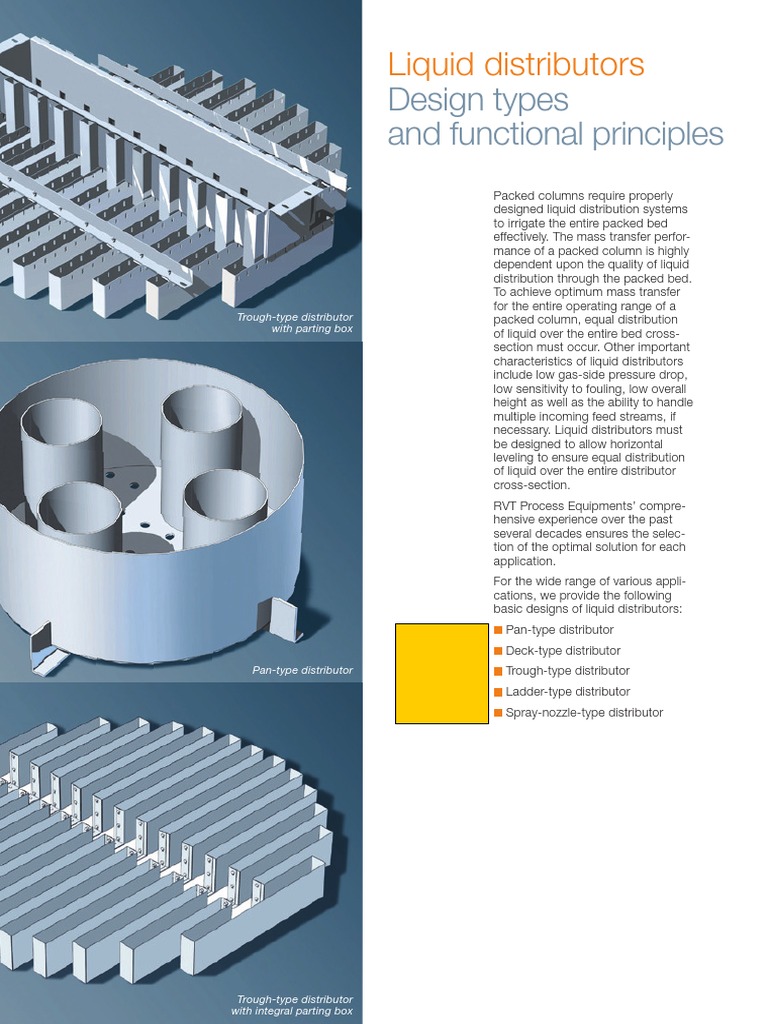 RVT Liquid Distributor | Liquids | Nozzle | Free 30-day Trial | Scribd