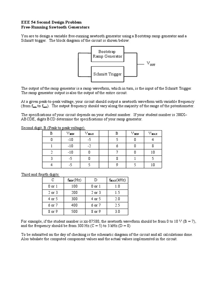 Design Problem 2 | PDF