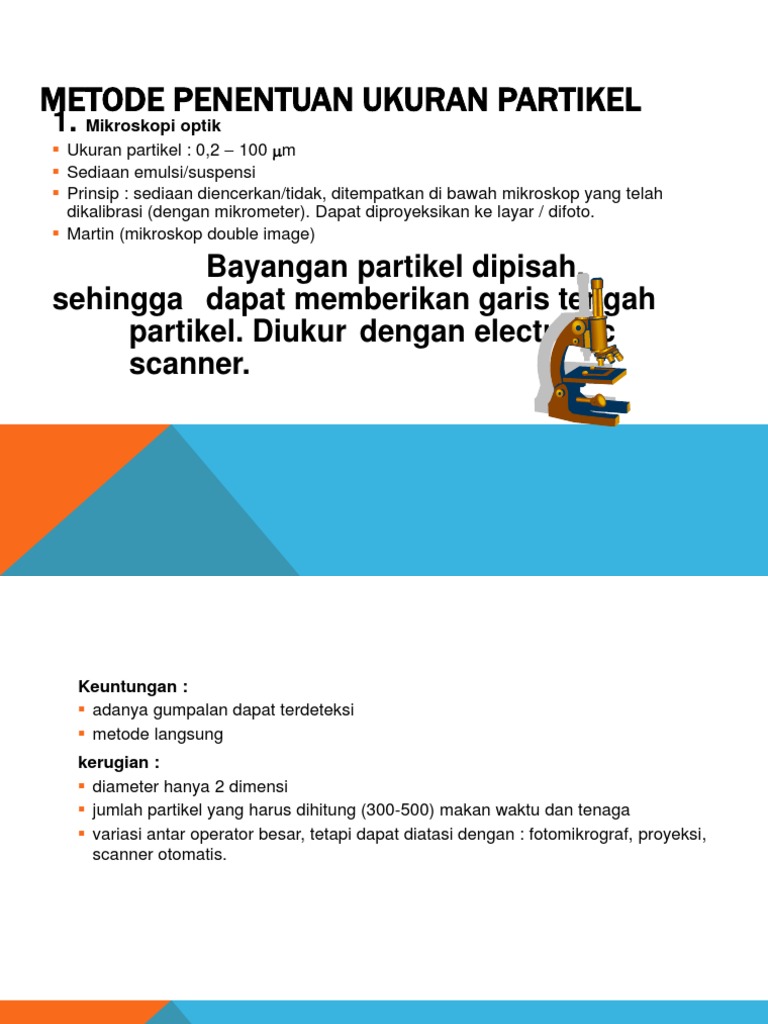 Metode Penentuan Ukuran Partikel | PDF | Sains & Matematika