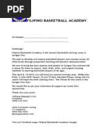 Basketball Coaching Philosophy | PDF | Experiment | Goal