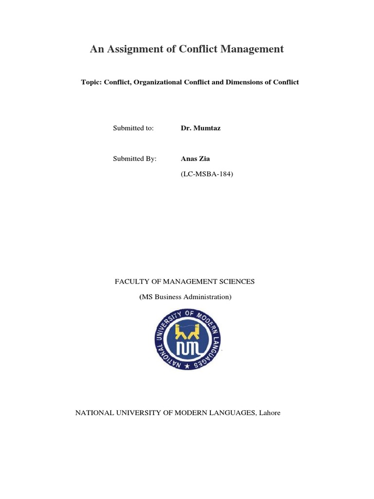 Definitions of Conflict | PDF | Psychological Concepts | Cognitive Science