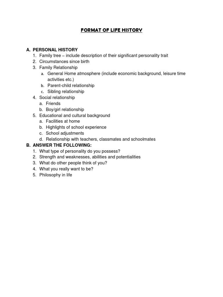 Life History | PDF | Science & Mathematics