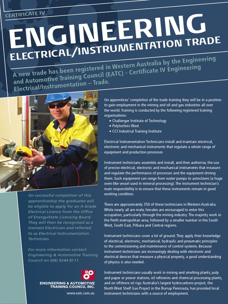 Electrical Instrumentation Apprenticeship Guide | PDF | Apprenticeship ...