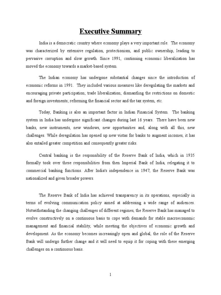 Role of Central Bank in Developing Economy - A Case Study of India ...