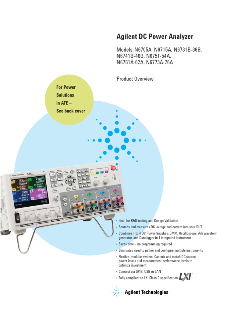 N6731B Agilent | PDF | Power Supply | Computer Data Storage