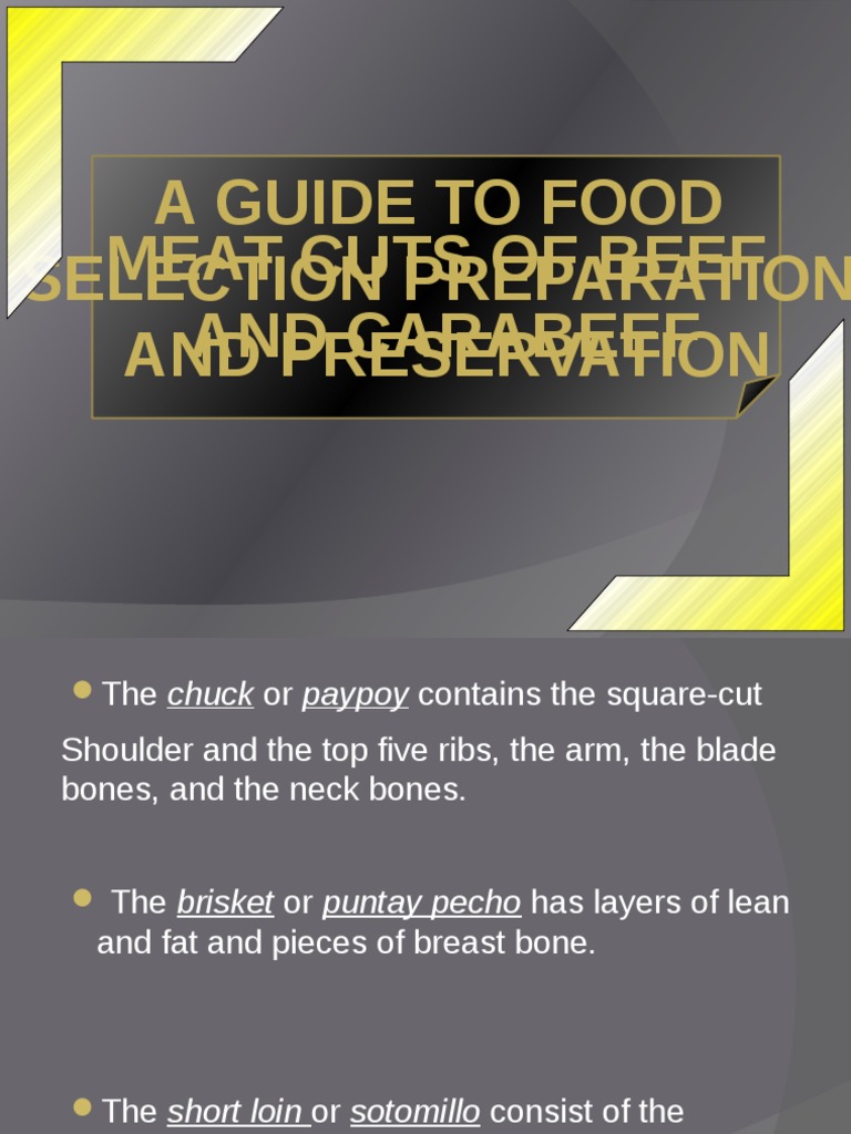 A Comprehensive Guide to Beef and Pork Cuts: Selection, Preparation ...