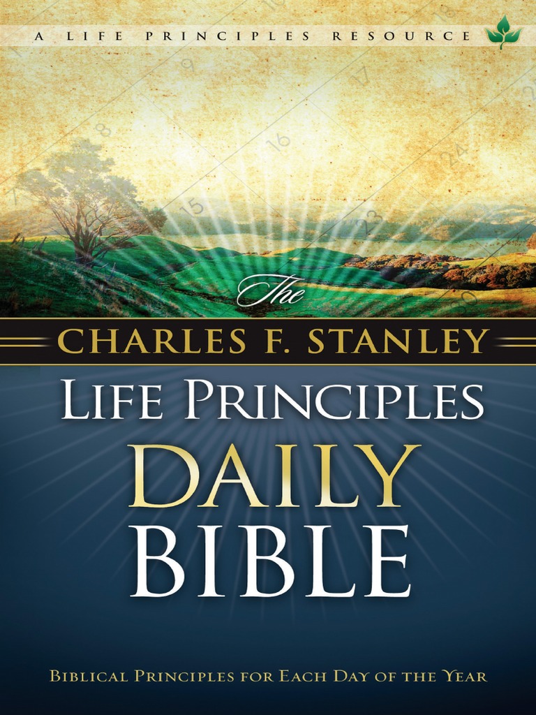 The Charles F. Stanley Life Principles Daily Bible | PDF | Samuel | Ark ...