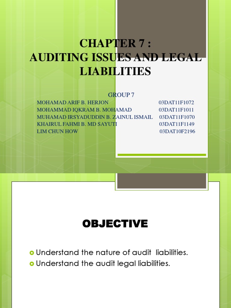 Auditor Negligence and Legal Liabilities | PDF | Negligence | Audit