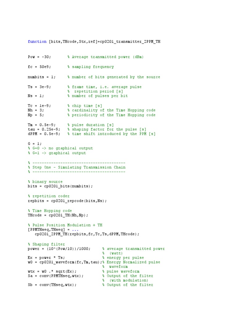 My Matlab Code For Random Filter Uwb | PDF | Discrete Fourier Transform ... My Matlab Code For Random Filter Uwb | PDF | Discrete Fourier Transform ...