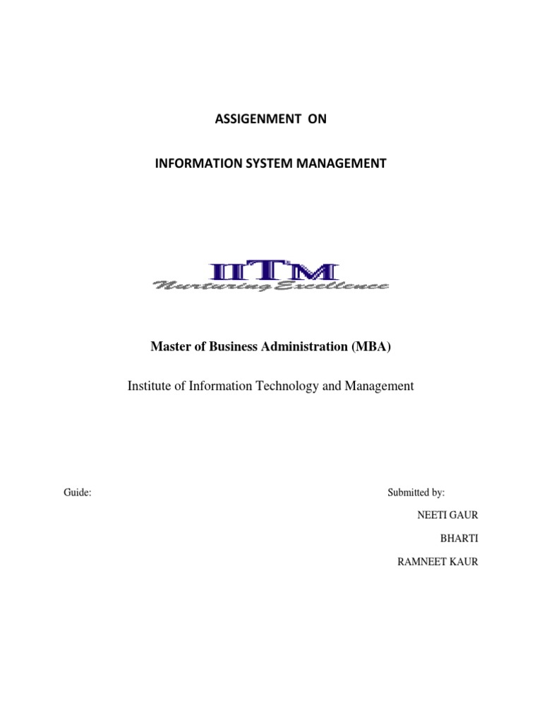 Case Study on MIS | Management Information System | Information System