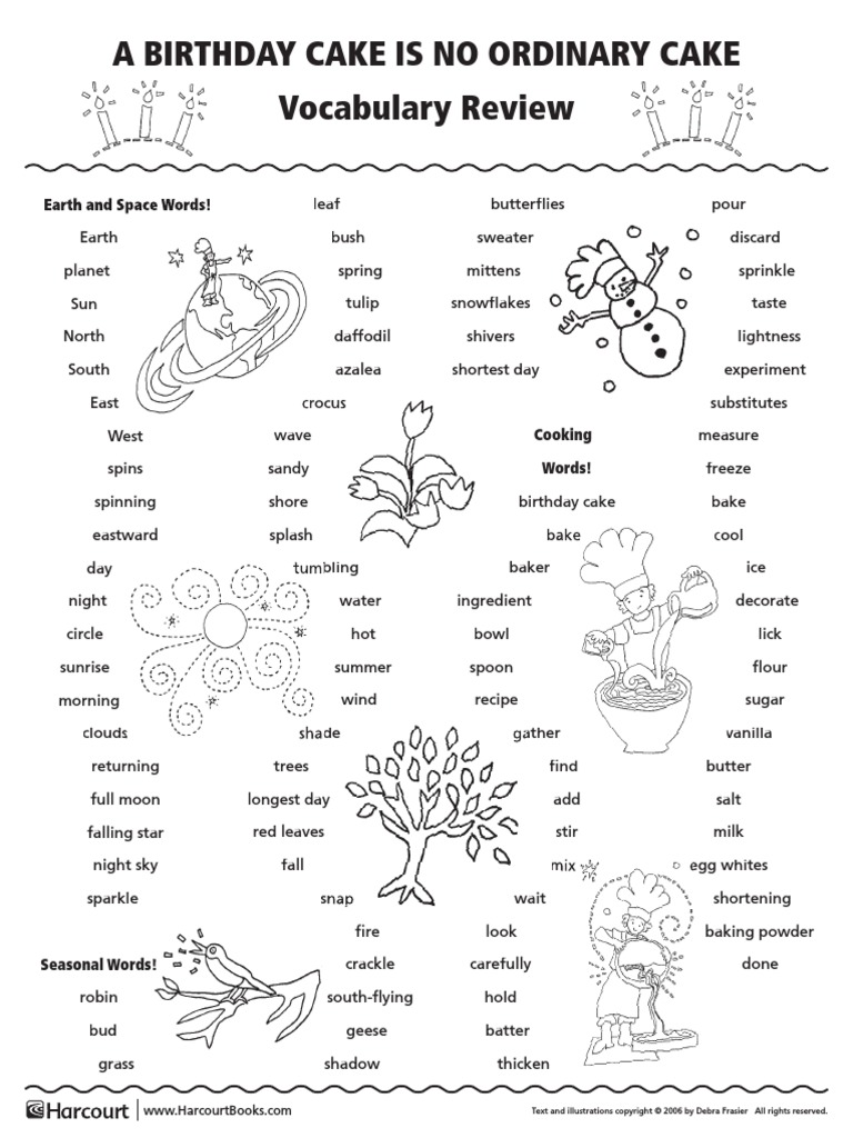 A Birthday Cake Is No Ordinary Cake Activity Kit | PDF | Birthdays ...