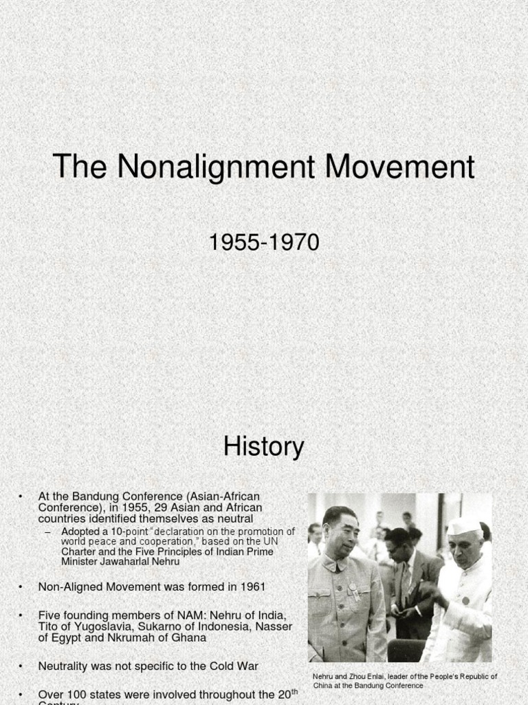 The Non Alignment Movement | PDF | Politics