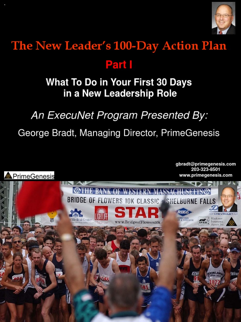 The New Leader's 100-Day Action Plan | PDF | Brand | Leadership