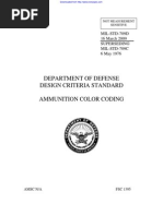 Nato Colour Codes: Significant Colours Colour Filling / Purpose Notes | PDF