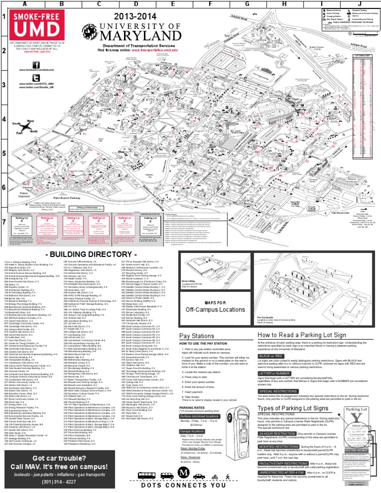 Find This Map Online:: WWW - Transportation.umd - Edu | PDF | Workweek ...