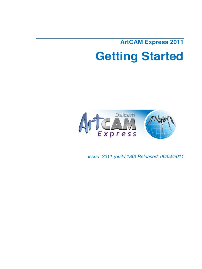 Art Cam Express 2011 Getting Started | PDF | License | Machine Tool