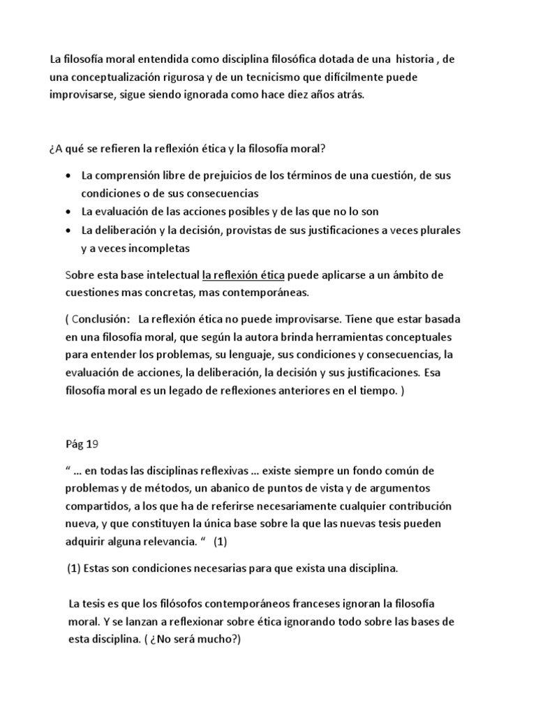 Canto Sperber Inquietud Moral y La Vida Humana | PDF | Moralidad ...