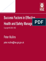 HSG65 Health & Safety Management Guide | PDF | Audit | Occupational ...