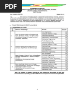 DRCC College List 2024 | PDF | Engineering | Computing