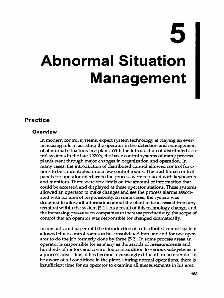 Abnormal Situation Management: Practice | PDF | Expert | Simulation